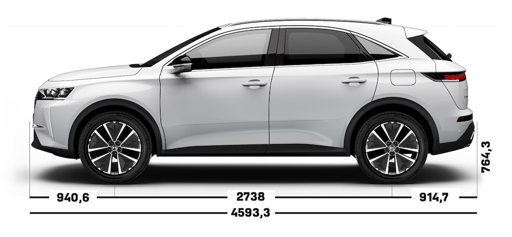 DS7 Specificaties, eigenschappen, afmetingen | DS Automobiles BE